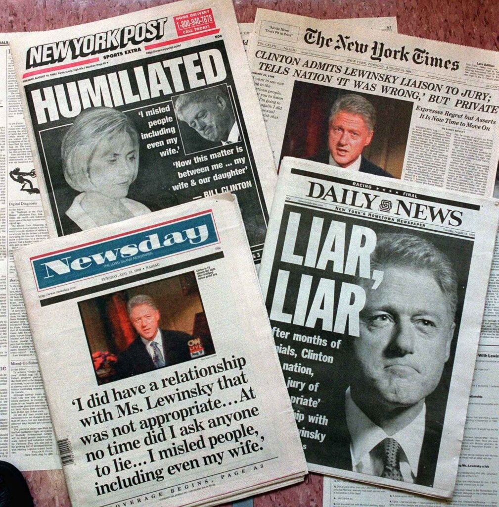 Reputation Matters: the Bill Clinton/Monica Lewinsky Scandal - Rsquare ...